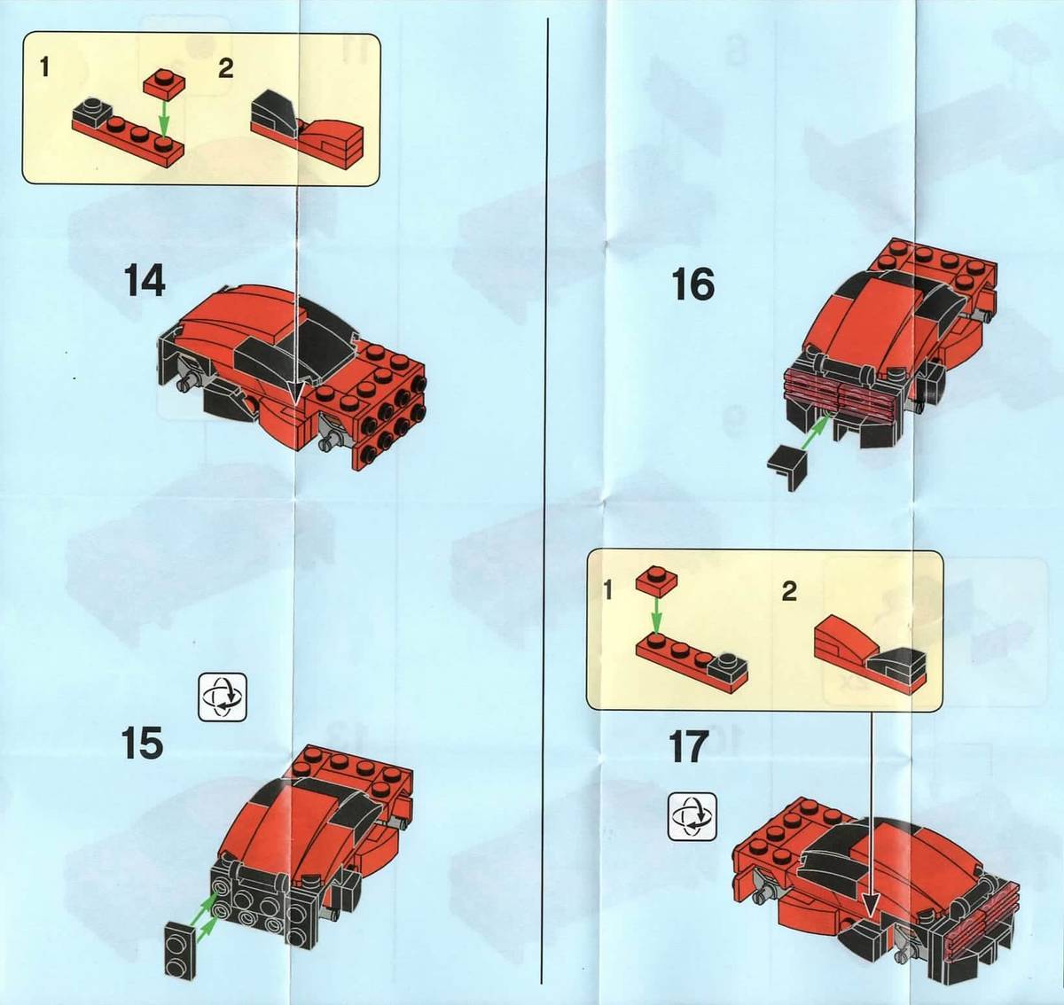 レゴ®クリエイターの赤い小さな車。LEGO® 30577 レビュー。 - よう先生の日々