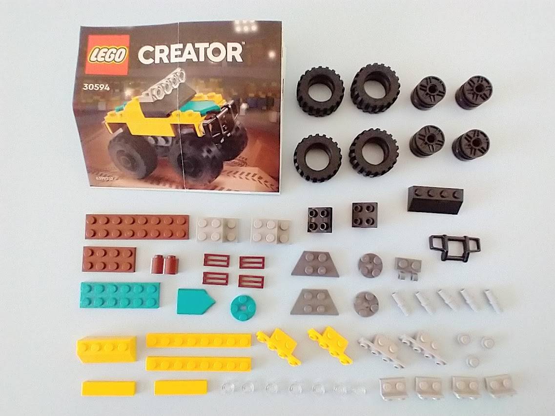 レゴ®クリエイター：LEGO®30594レビュー。モンスタートラックの意外な使い道 - よう先生の日々