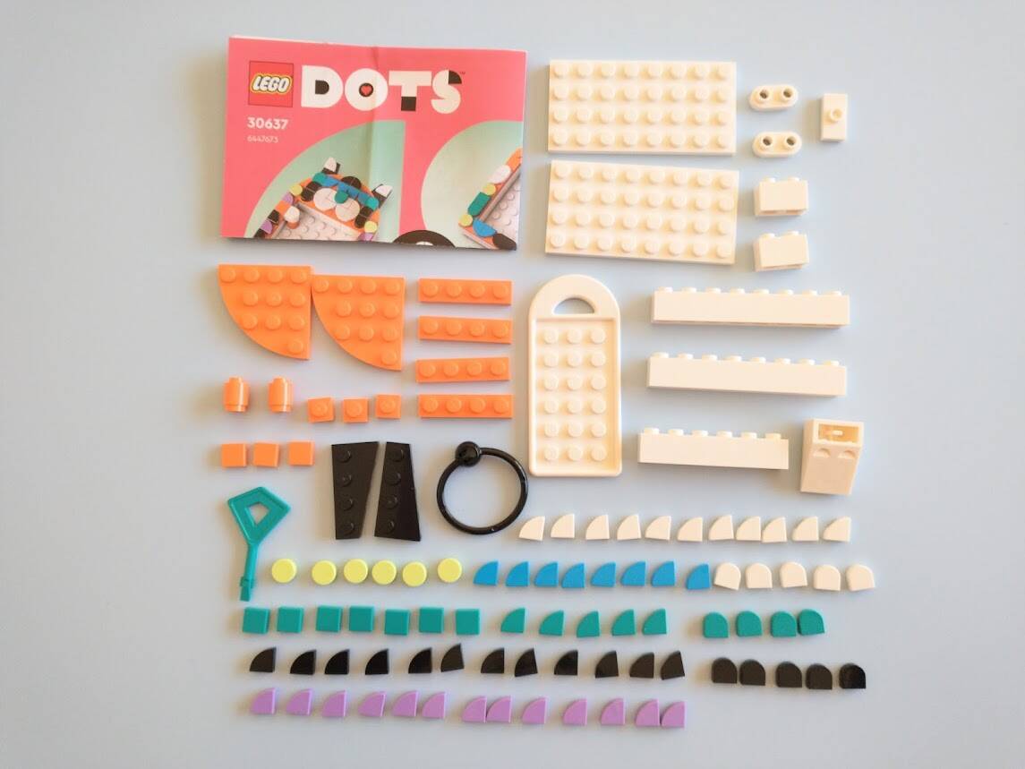 LEGO®30637 レゴ®︎ドッツのミニセット、鍵タイル外しが入ってたよ！ - よう先生の日々