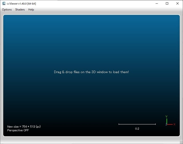 3D点群データを表示する軽いツール(ccViewer)の紹介とVisual Studio 2019でのビルド(その1) - yoossh’s diary