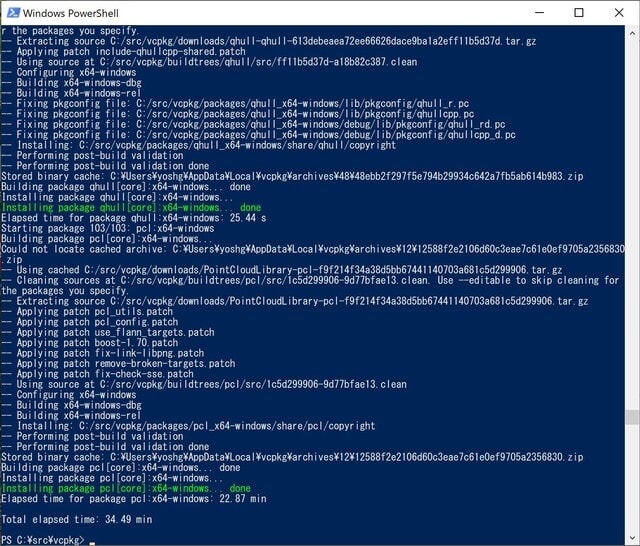 Point Cloud LibraryをVisual Studio 2019で使う - yoossh’s diary