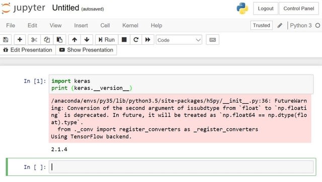 AzureでKerasを使う - yoossh’s diary