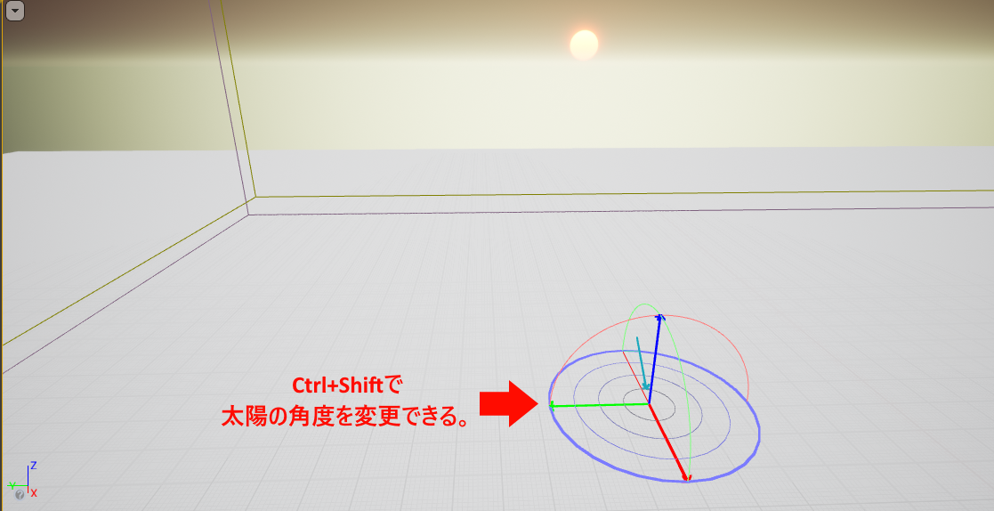 【UE4】Sky Atmosphereを使って太陽と月の表現を試す - アルゴンUE4/UE5開発日記
