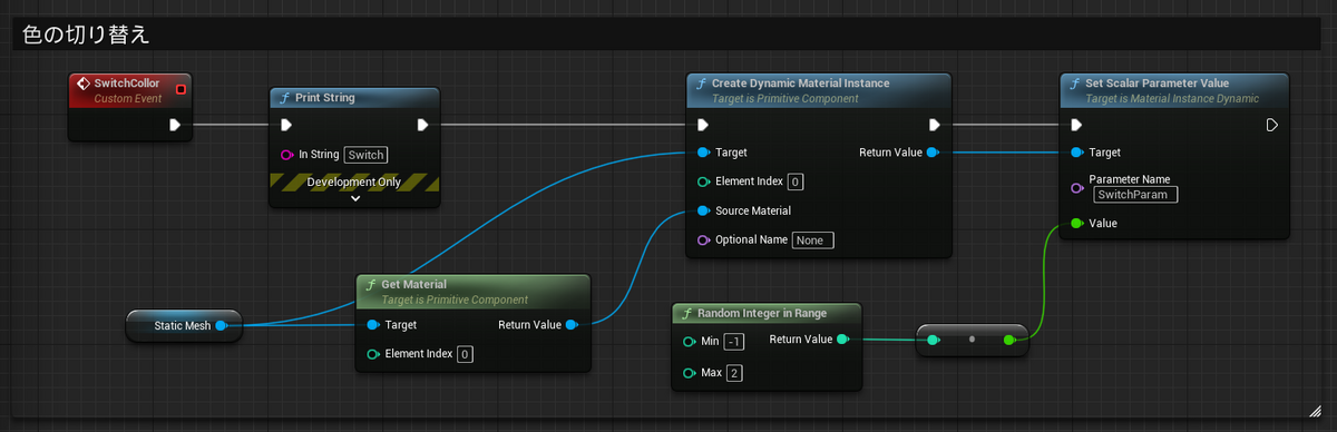 【UE5】マテリアルのSwitchノードを試す - アルゴンUE4/UE5開発日記