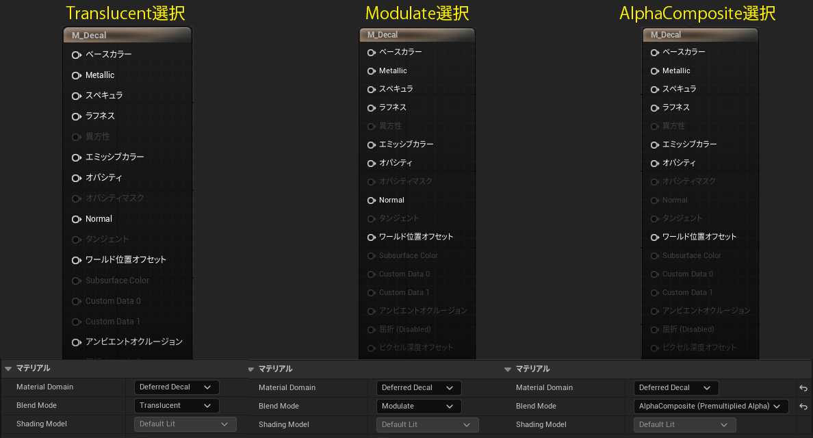 【UE5】Material設定まとめその2(Material設定1) - アルゴンUE4/UE5開発日記