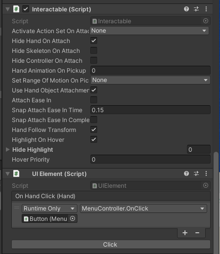 Unity (Oculus Quest) - SteamVR Plugin でタッチしてボタン入力（uGUI） - yotiky Tech Blog