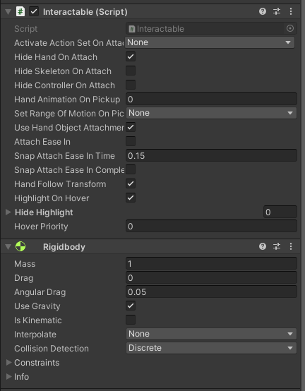 Unity (Oculus Quest) - SteamVR Plugin でレーザーポインターで物を掴む - yotiky Tech Blog
