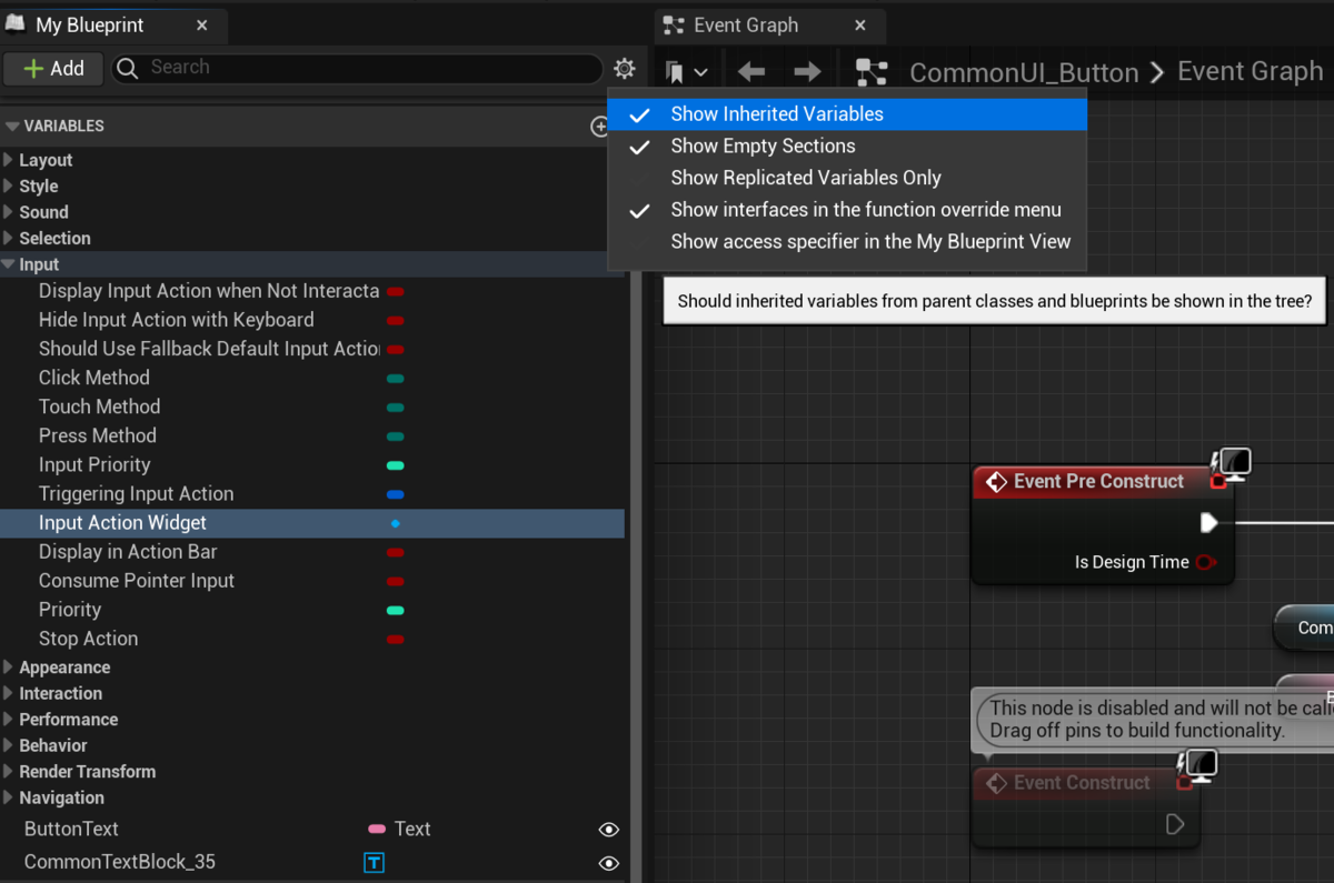 UE5 Common UI お試し ② デフォルトナビゲーション (Default Click Action) - You are done!