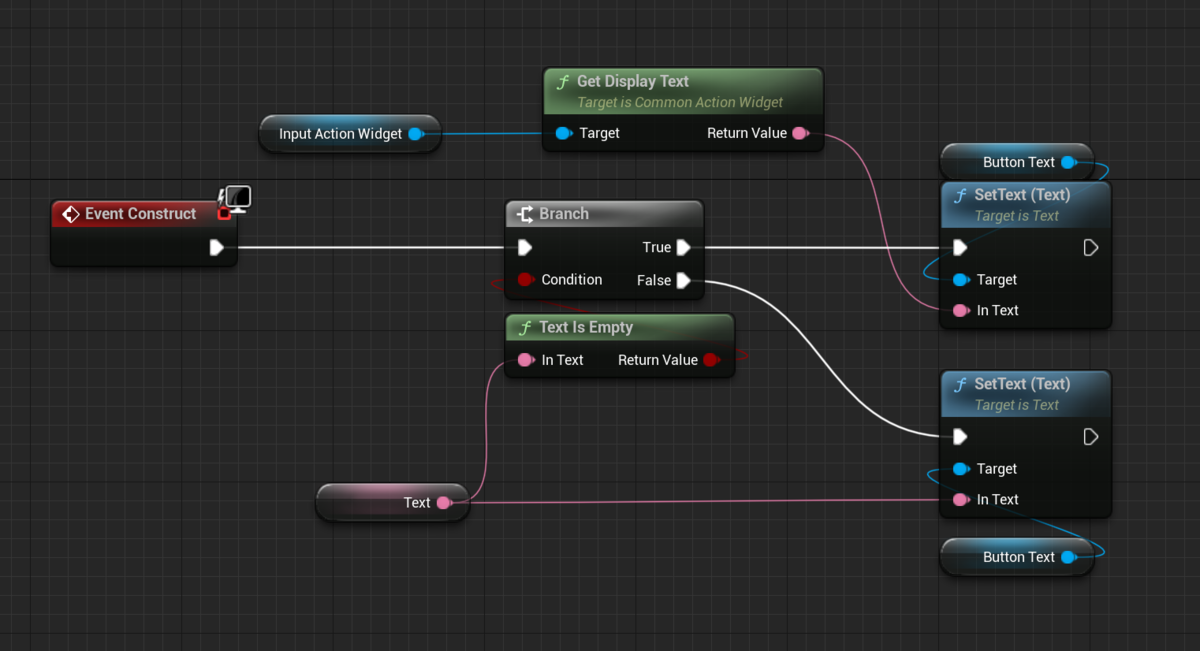 UE5 Common UI お試し ② デフォルトナビゲーション (Default Click Action) - You are done!