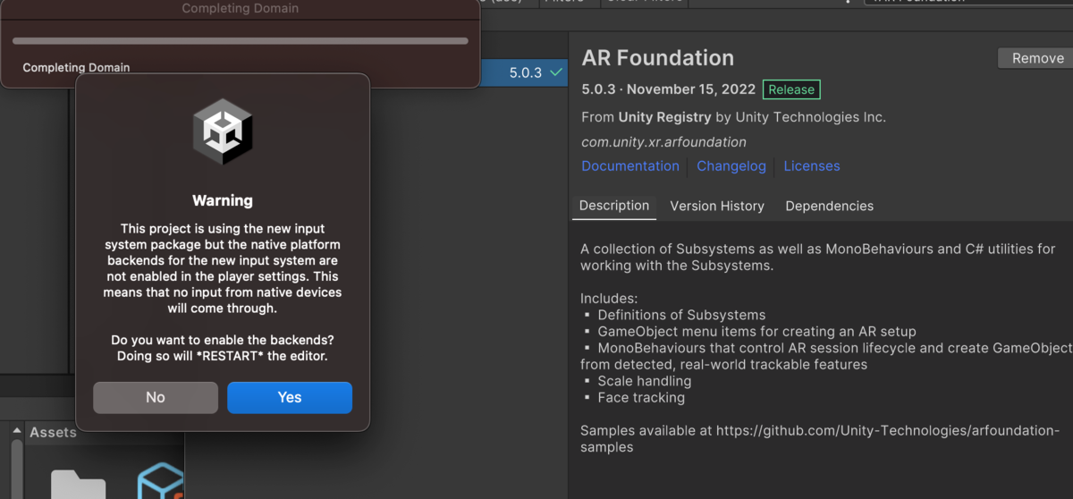 Unity と AR Foundation 5 で平面検出 - You are done!