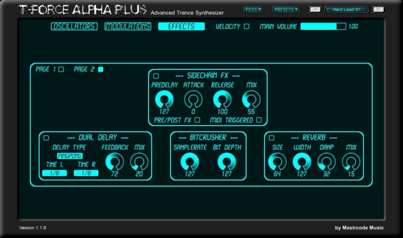 フリーVSTi『T-Force Alpha Plus』でUKハードコアのリード音を作る！！ - 音楽系のなんとやら