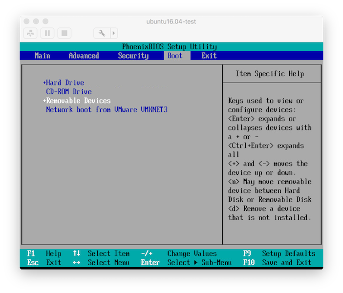 VMware vSphere ESXiの仮想マシンのBIOSについて - ytooyamaのブログ