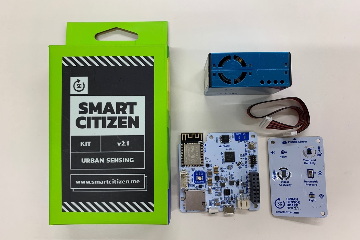 Smart Citizen Kitで気圧の変化を採ってみた - Seeed K.K. エンジニアブログ