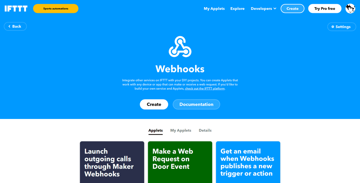 IFTTTでツイートAPIを作る - やってみる