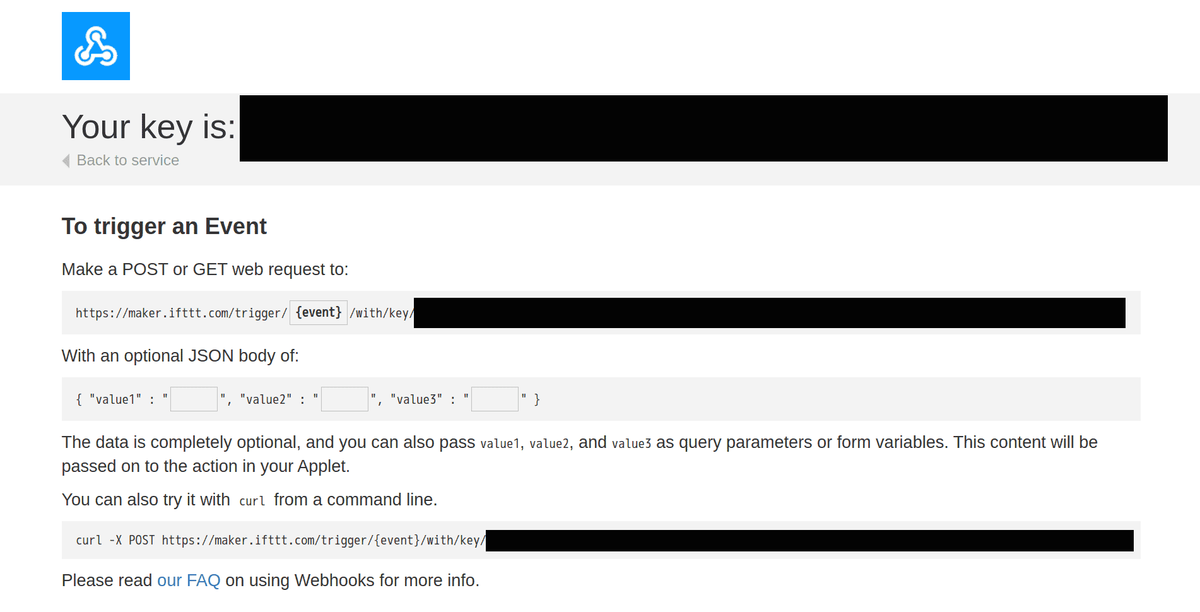 IFTTTでツイートAPIを作る - やってみる