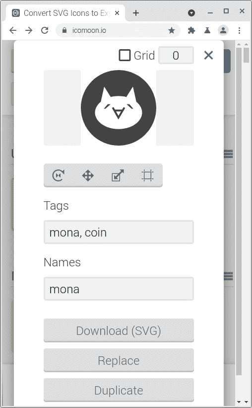 IcoMoonでSVGからフォントを作る - やってみる
