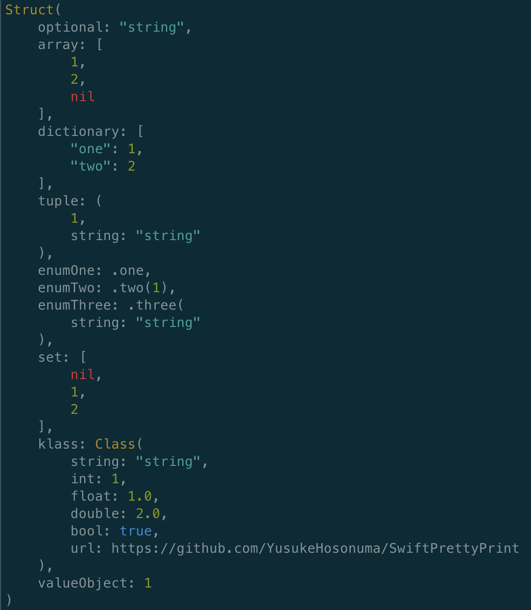 SwiftPrettyPrint 1.2.0 をリリースしました。 - ペンギン村 Tech Blog