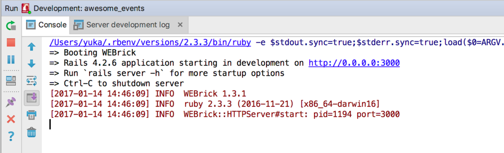 RubyMineでRuby on railsの開発をする その1: RubyMineインストールとプロジェクトの作成 - yucatio@システムエンジニア
