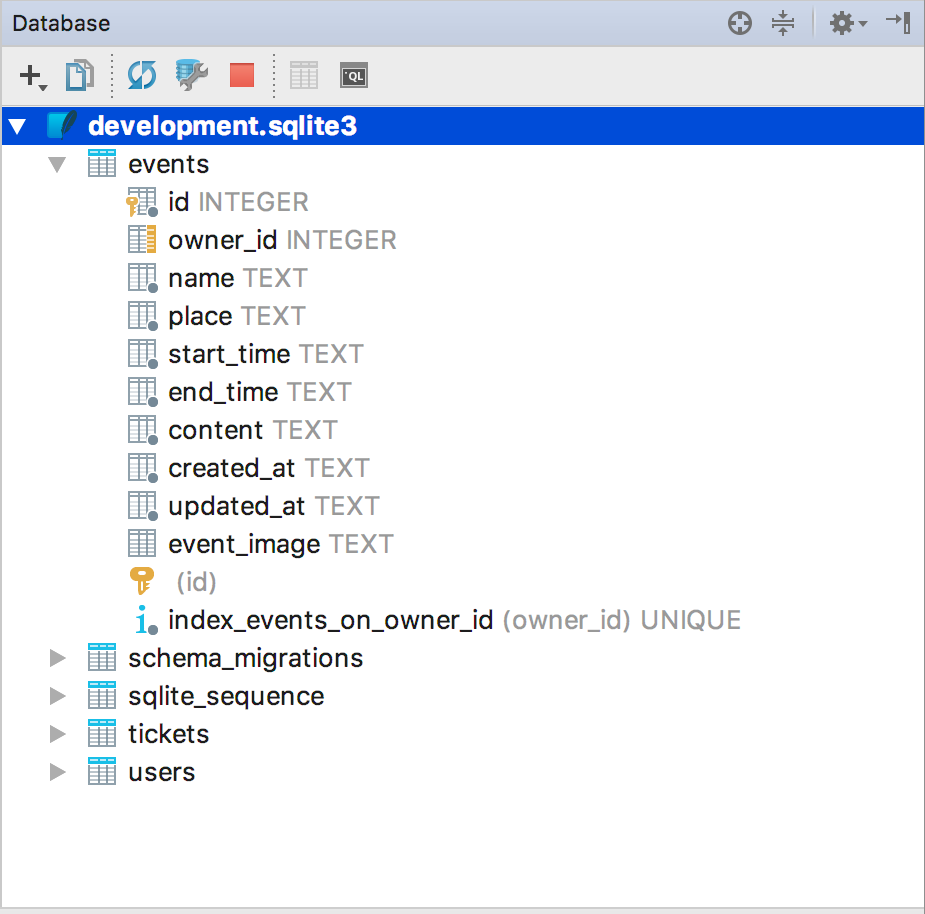 RubyMineでRuby on railsの開発をする その6: DB (Sqlite) の設定 - yucatio@システムエンジニア