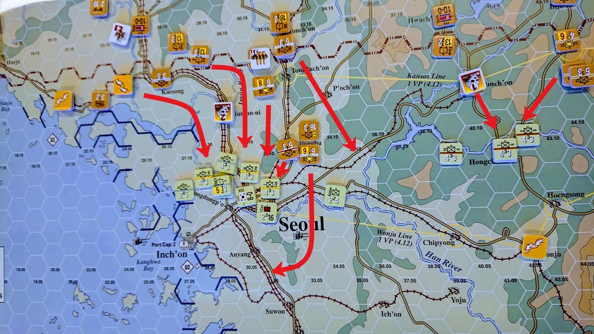 「KOREA -Forgotten War-」OCS（MMP）を対戦する （2/2） - Their Finest Hour －歴史 ...