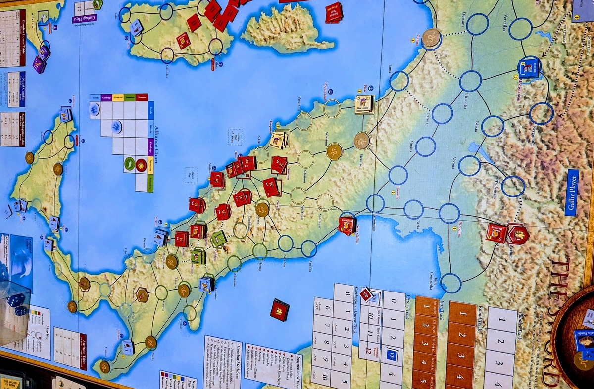 SWORD OF ROME（GMT GAMES）を対戦する（2/2） - Their Finest Hour －歴史・ミリタリー・ウォーゲーム ...