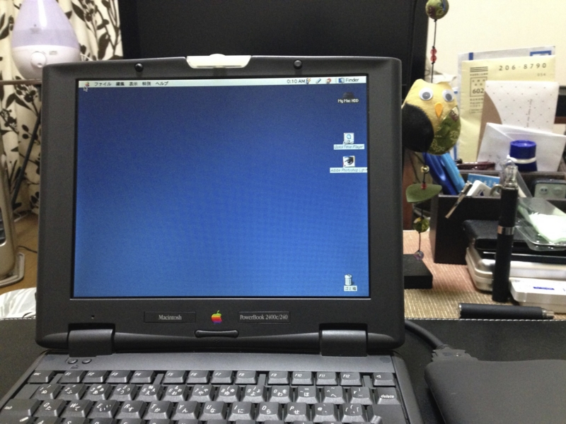 初めてのMac！懐かしのPowerBook 2400cを稼働させてみました！ - イラ・フォルモサ！