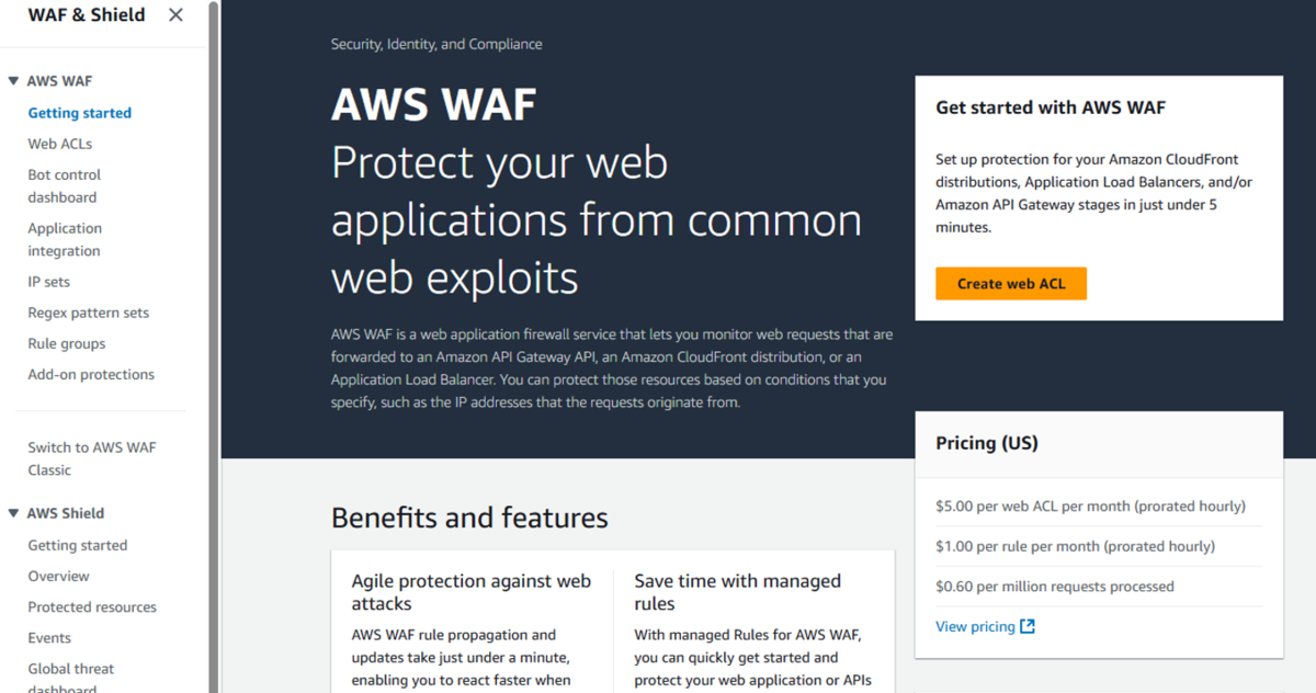 AWS WAFのコンソールが更新され、ルールの適用手順やダッシュボードの可視性が向上しました - yuj1osm's tech blog