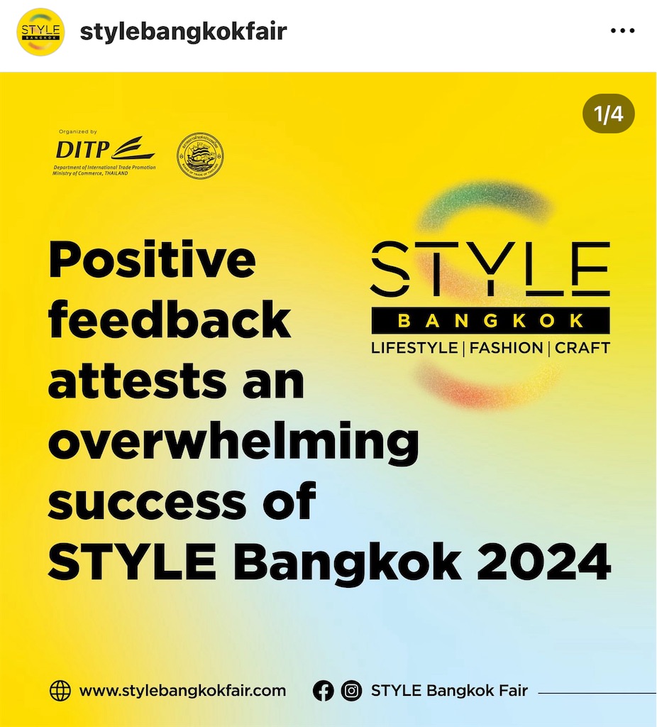 STYLE BANGKOK FAIR2024での購入品 - きままにバンコク