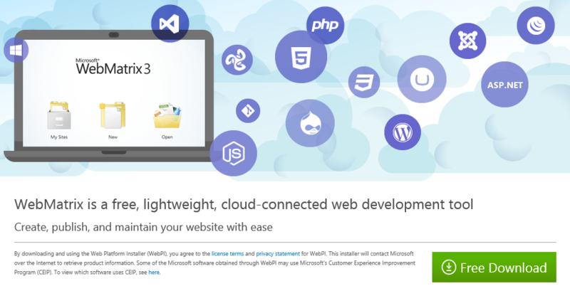 Web アプリ/サービスの開発環境をローカル/クラウド両方同時に整える - Part.1 WebMatrix で Web サイトを作成 ...