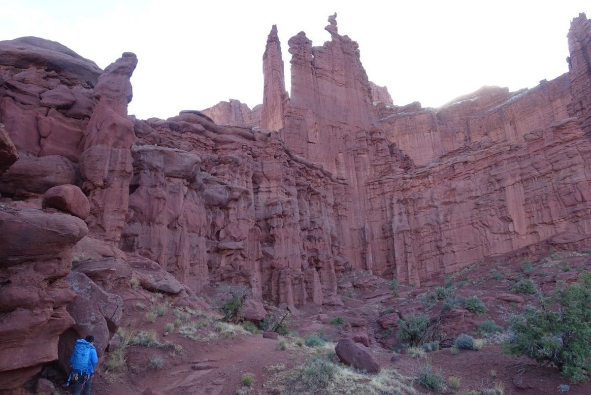 【アメリカ ユタ州】Fisher Towers「Stolen Chimney」（5.10） - yuzuchannel’s blog