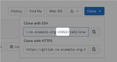 GitLab CE on Docker Compose (HTTPS + Container Registry + Runner)でSSH設定してなかったので追加 - zaki work log