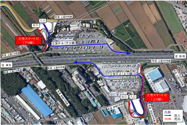 NEXCO東日本 E17 関越自動車道 三芳スマートインターチェンジがフルインター化 - Maneuver Point.net - マニューバーポイントドットネット