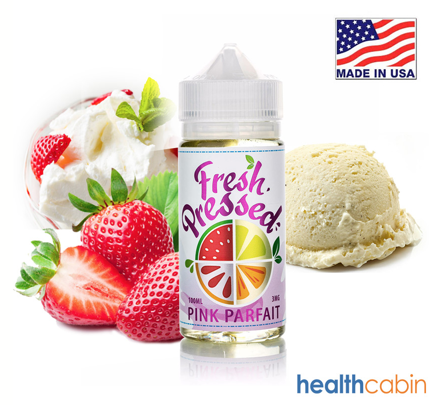 純喫茶のパフェ感！Fresh Pressed『Pink Parfait (ピンク・パフェ)』 - MINIMAL VAPE