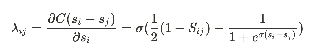 RankNetとLambdaRankの解説 - Higu`s diary