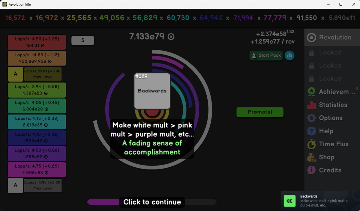 Revolution Idle 2回目 - 放置ゲームとか、好きだからああああ！