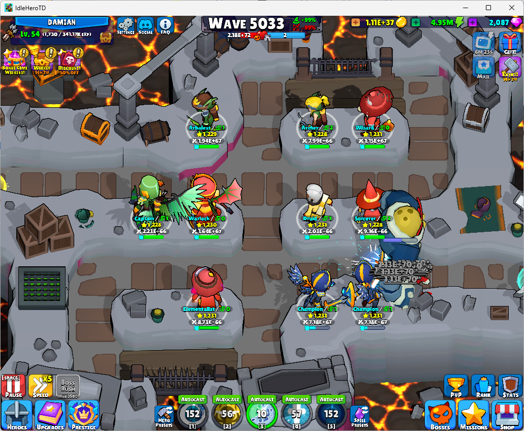 IdleHero TD 7回目 - 放置ゲームとか、好きだからああああ！