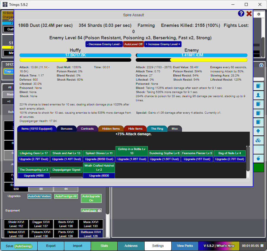 Trimps 61回目 - 放置ゲームとか、好きだからああああ！