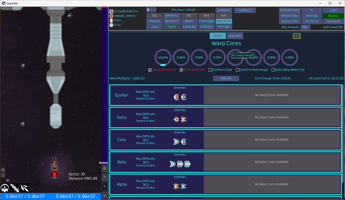 Unnamed Space Idle 24回目 - 放置ゲームとか、好きだからああああ！