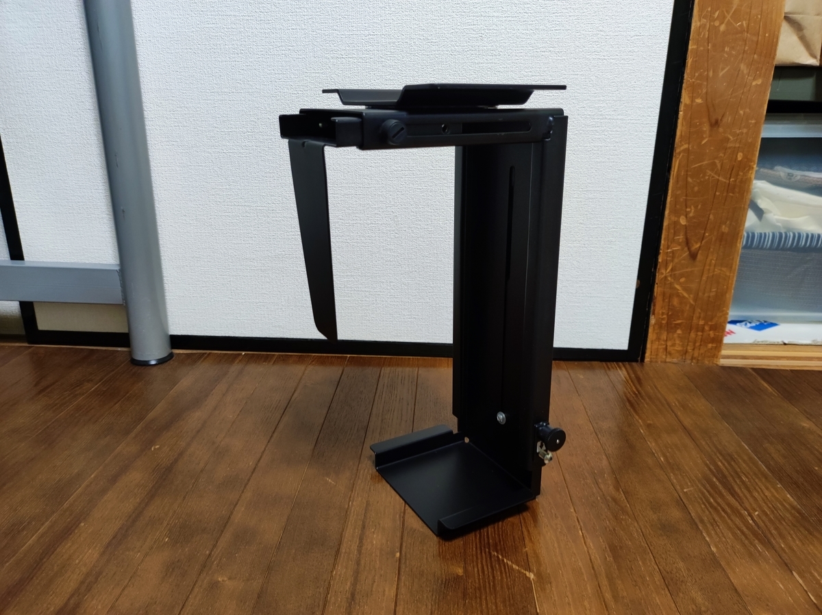【レビュー】FLEXISPOT PCホルダー CH2B、PCケース吊り下げ - 高等遊民になる