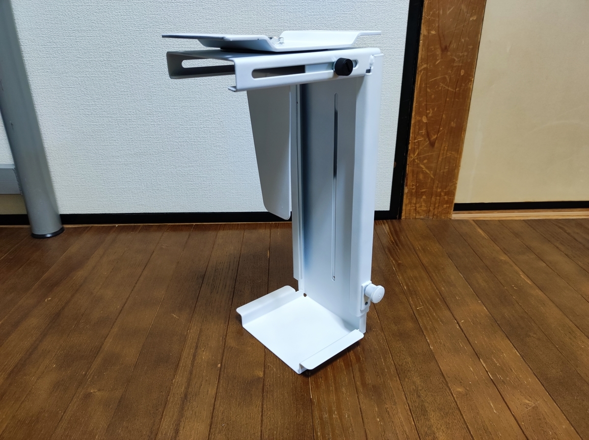 【レビュー】FLEXISPOT PCホルダー CH2B、PCケース吊り下げ - 高等遊民になる