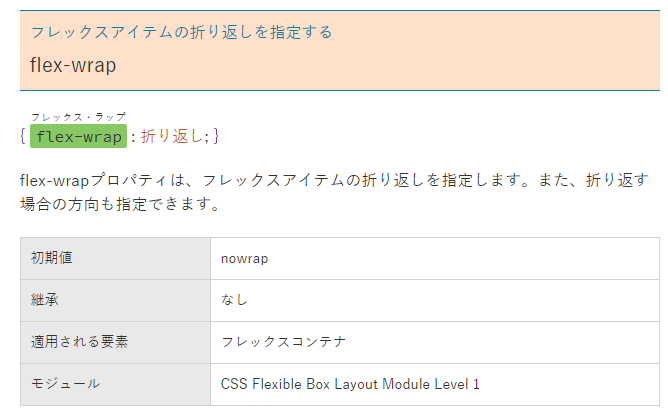 css boxを折り返し - zono note